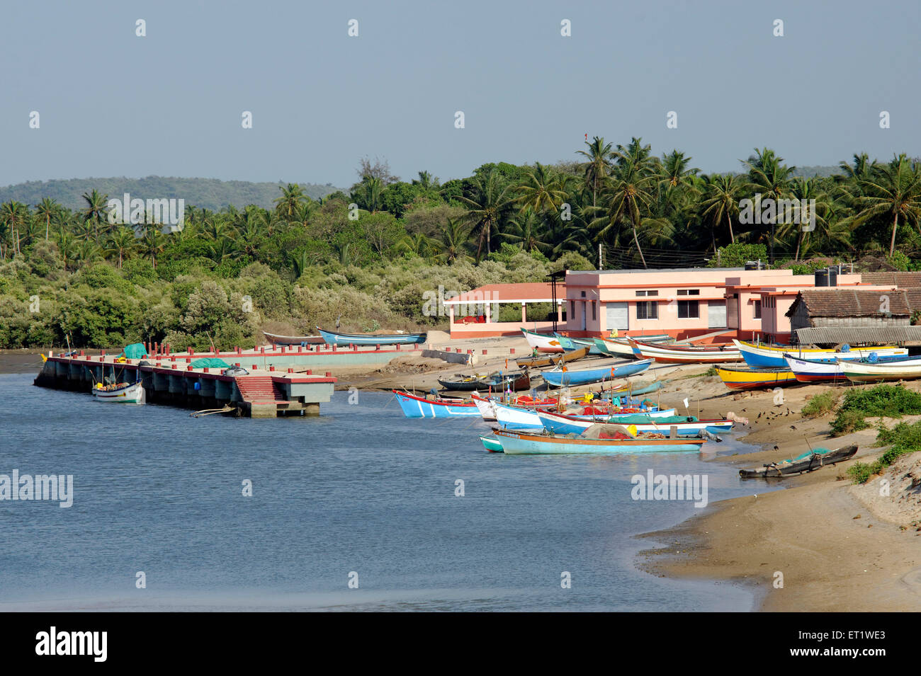 Jetty vengurla sindhudurg Maharashtra india Asia Stock Photo - Alamy