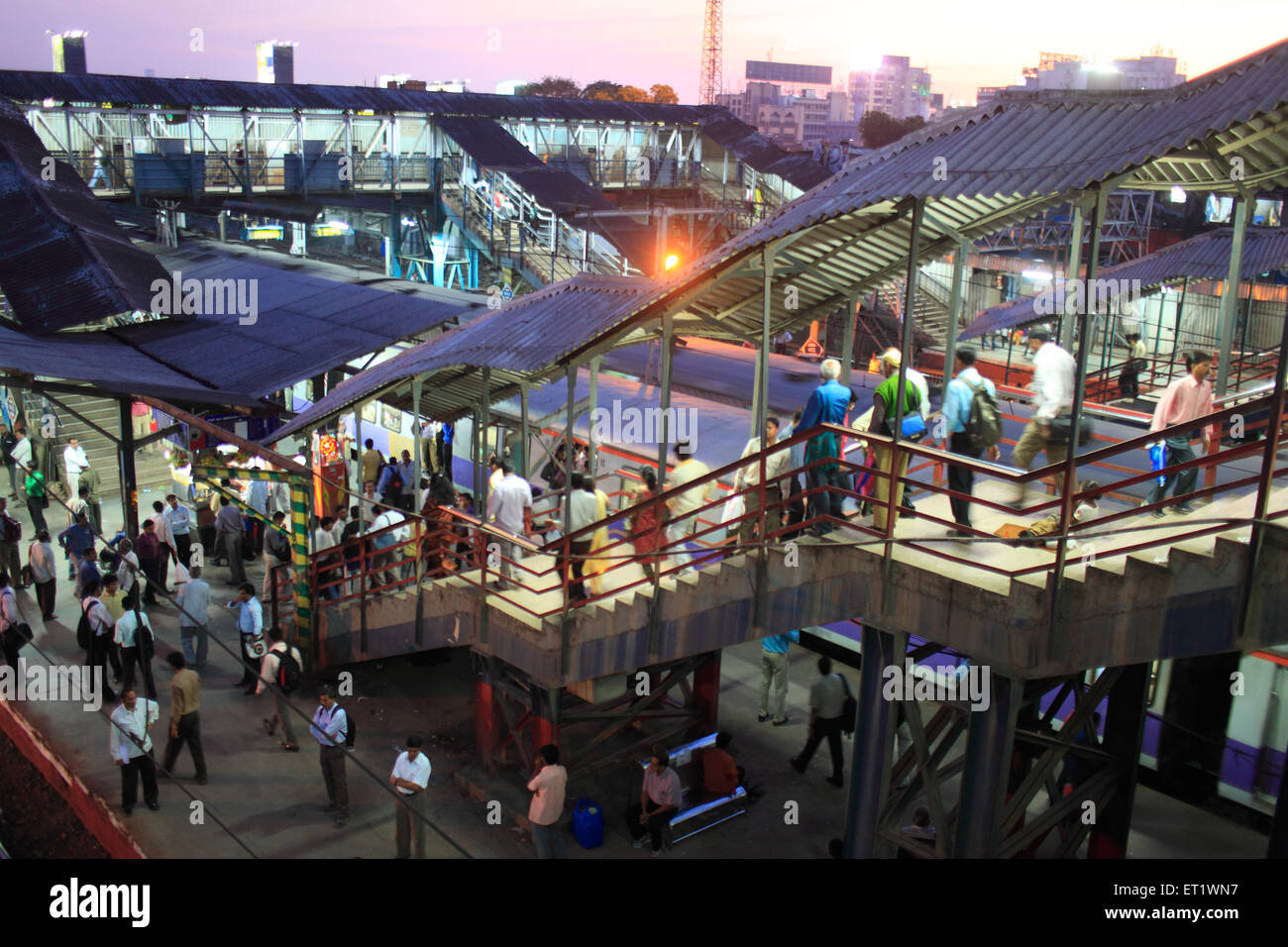 Bandra Railway station Mumbai Maharashtra India Asia Stock Photo - Alamy