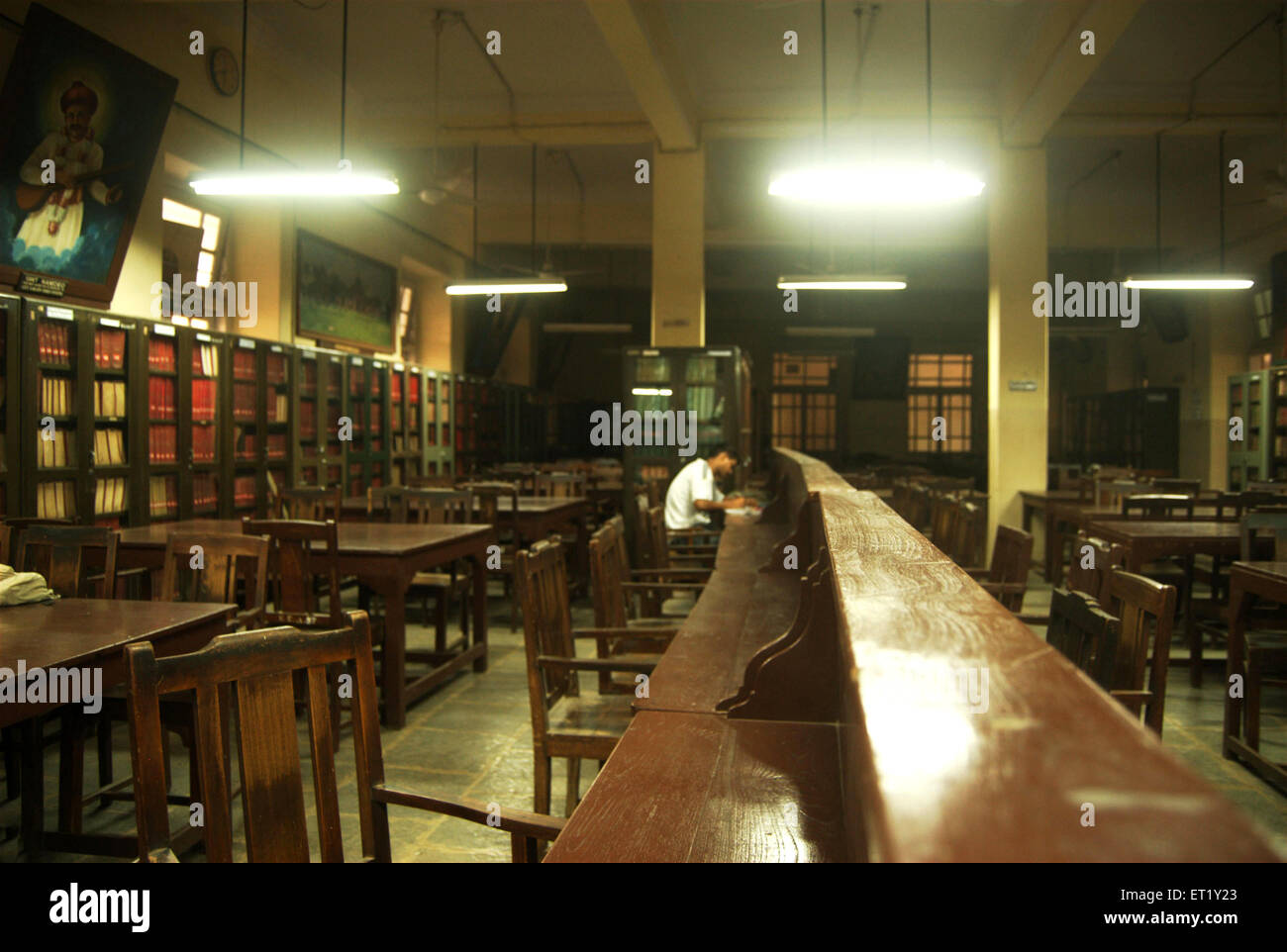 Library in guru nanak khalsa college ; Bombay Mumbai ; Maharashtra ...