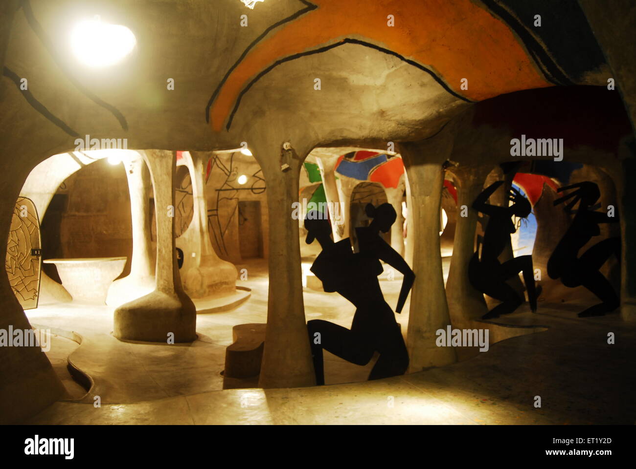 Hussain Doshi nee gufa in Ahmedabad Ahmebabad India Stock Photo - Alamy