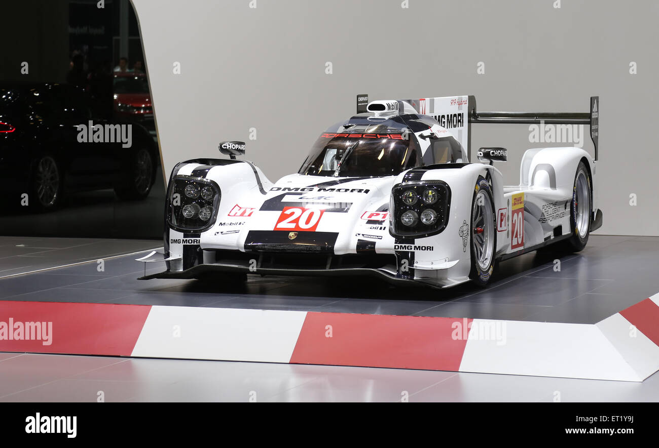 ISTANBUL, TURKEY - MAY 30, 2015: Porsche 919 Hybrid in Istanbul ...