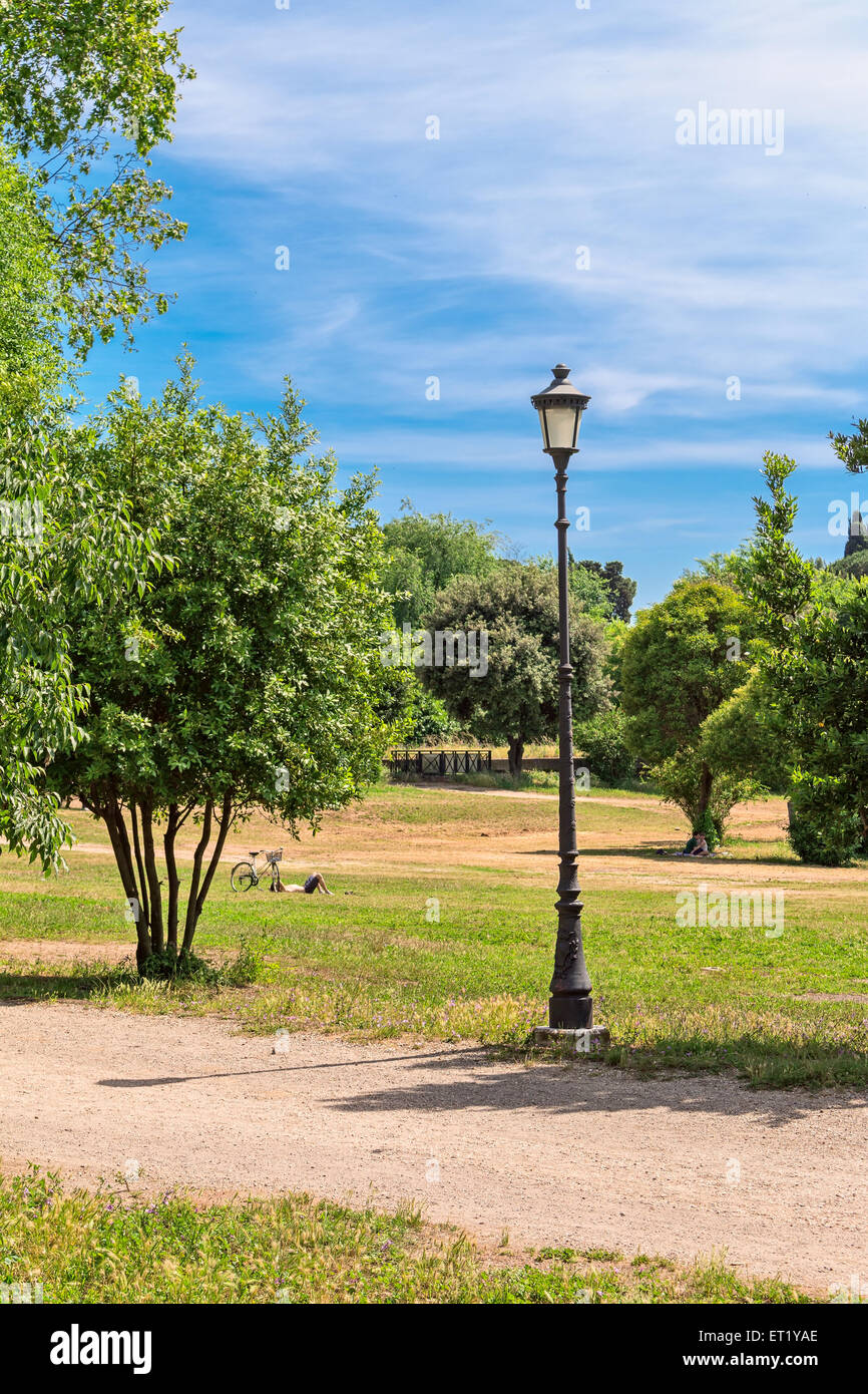 landscape of park Stock Photo - Alamy