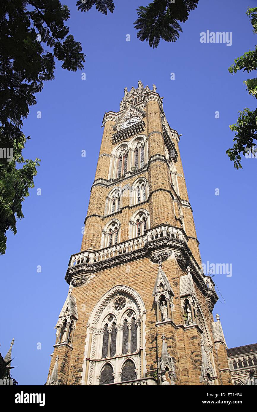 Rajabai Clock Tower ; Churchgate ; Bombay ; Mumbai ; Maharashtra ...