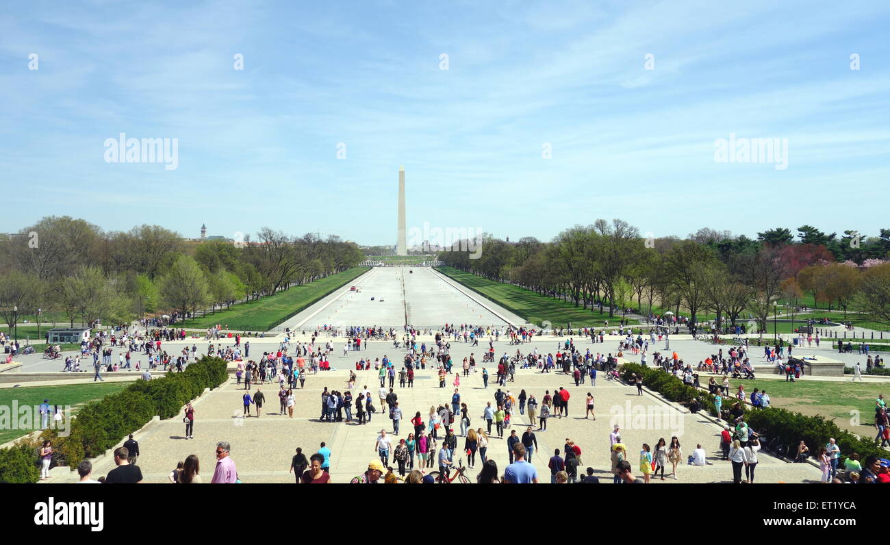 The Mall in Washington DC Stock Photo - Alamy