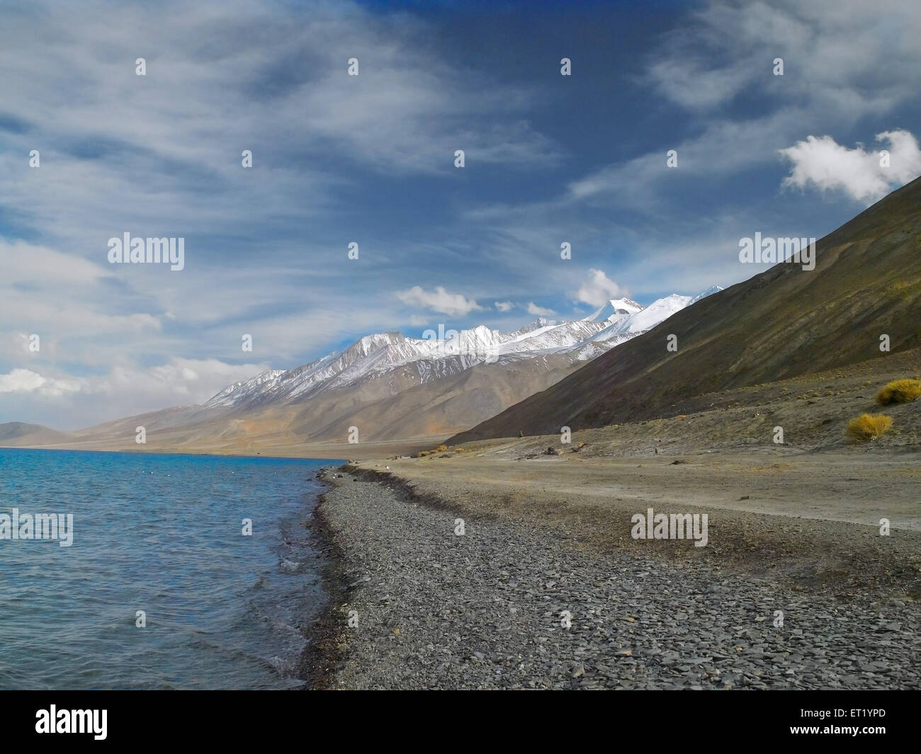 Pangong Lake ; Leh ; Ladakh ; Kashmir ; Jammu and Kashmir ; Union ...