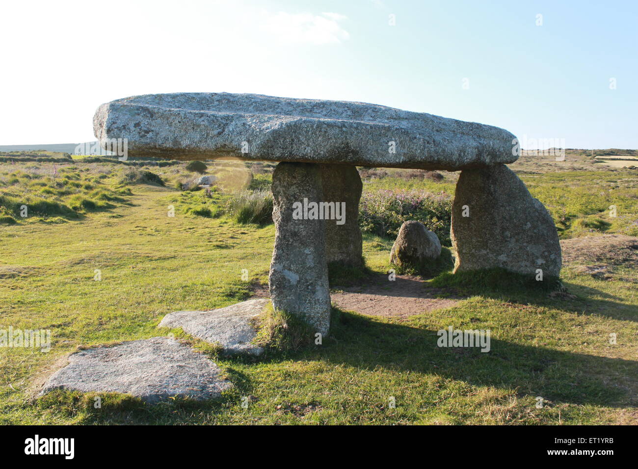 lanyon quoit standing stones in penwith cornwall Stock Photo - Alamy