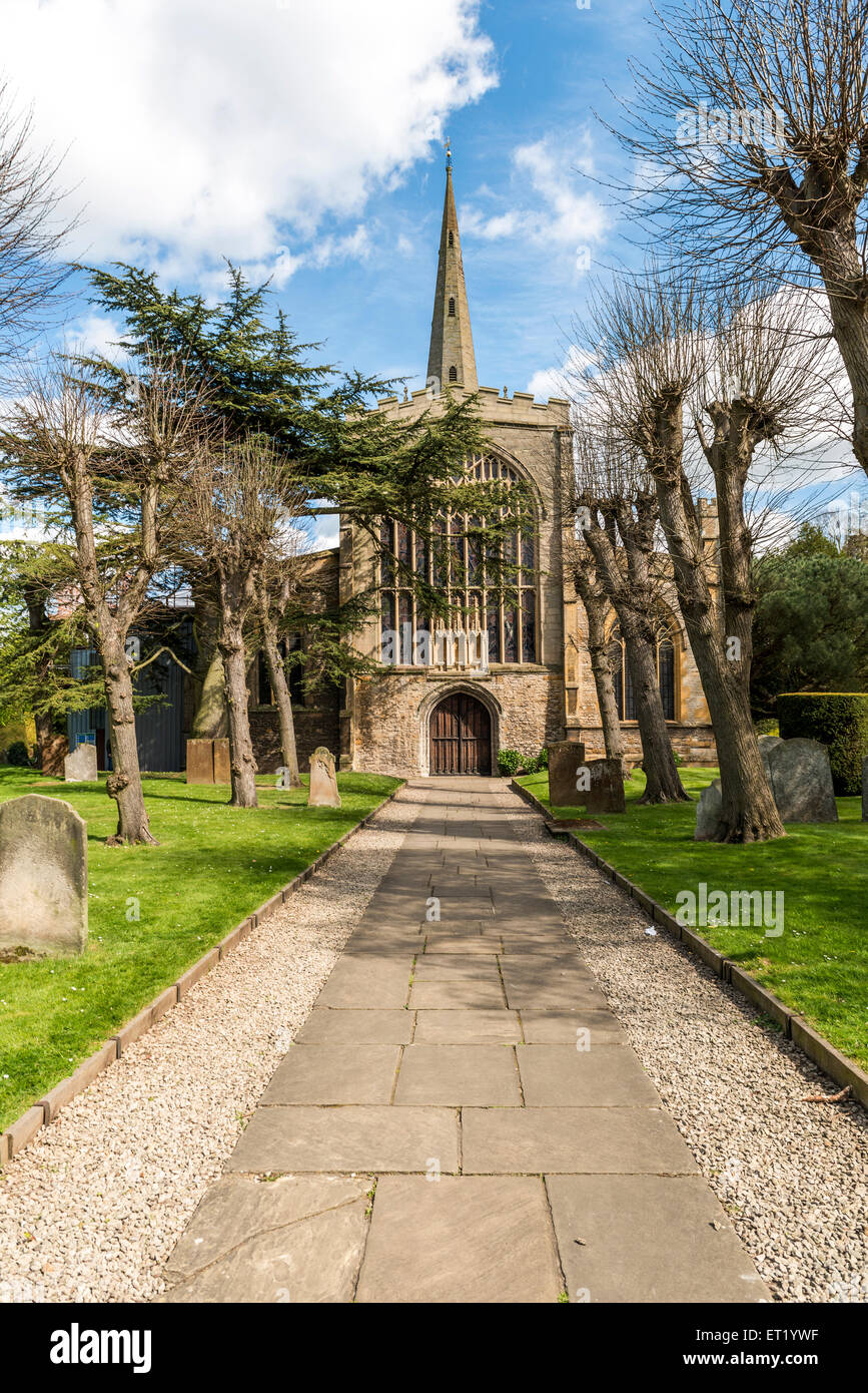 The Holy Trinity Church in Stratford upon Avon is the burial place of ...
