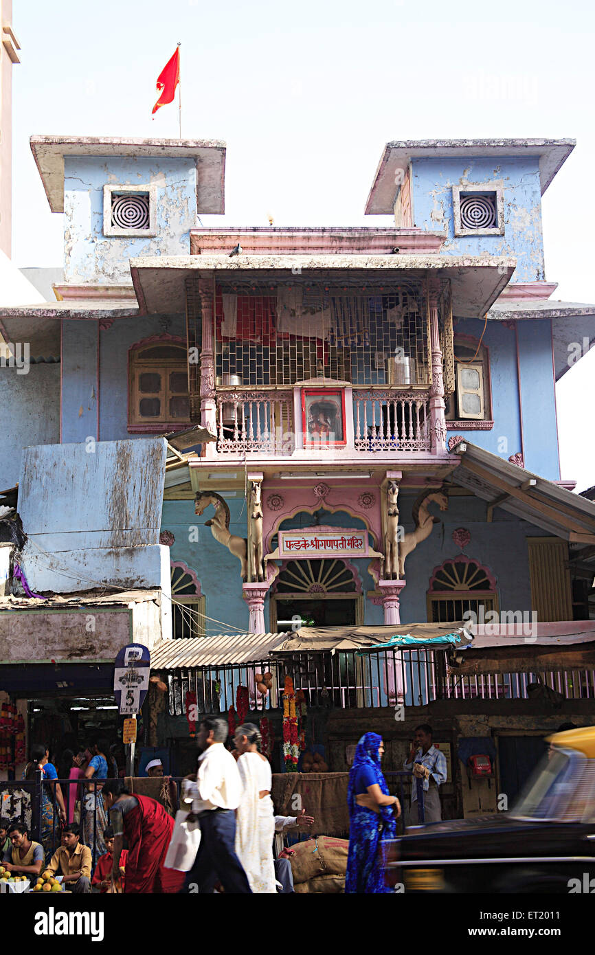 Phadke Shree Ganpati mandir ; V. P. road ; Charni Road ; Bombay Mumbai ...