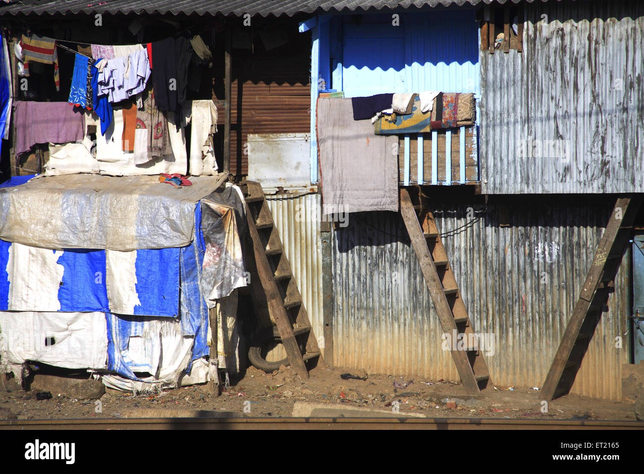 Behrampada slums hi-res stock photography and images - Alamy