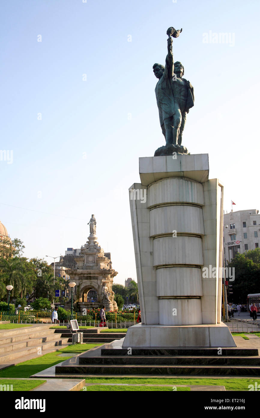 Martyrs Memorial ; Martyr with a Flame ; Flora Fountain ; Hutatma Chowk ...