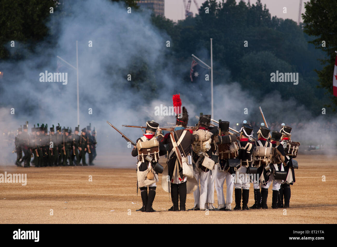 Prussian troops in the battle of waterloo hi-res stock photography and ...