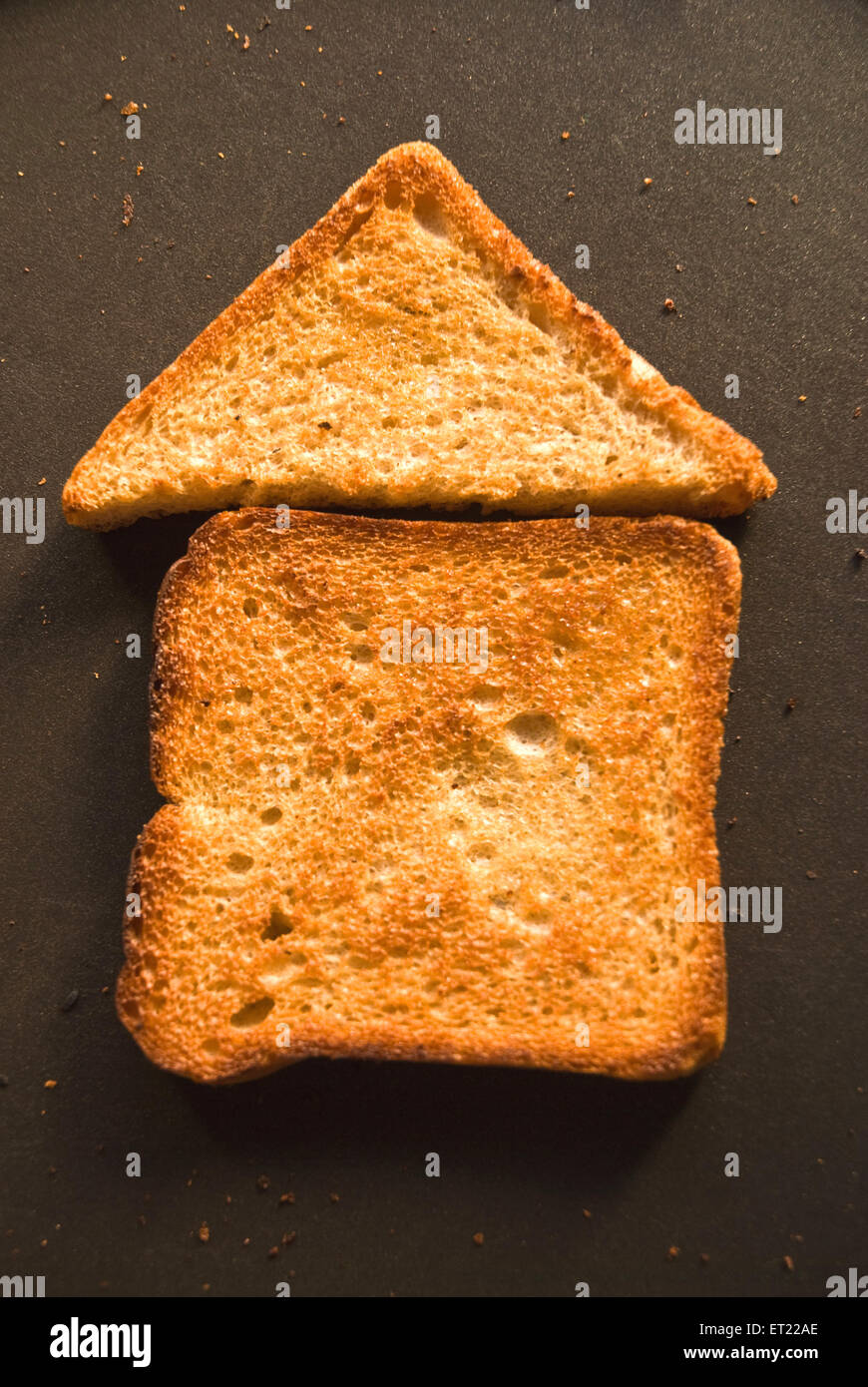 Toast Triangle High Resolution Stock Photography and Images - Alamy