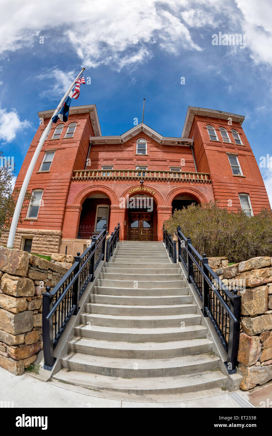 Unique perspective of a courthouse in Colorado Stock Photo - Alamy