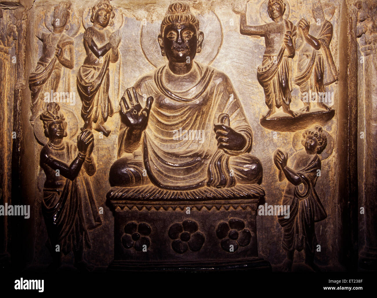 Seated buddha, gandhara hi-res stock photography and images - Alamy