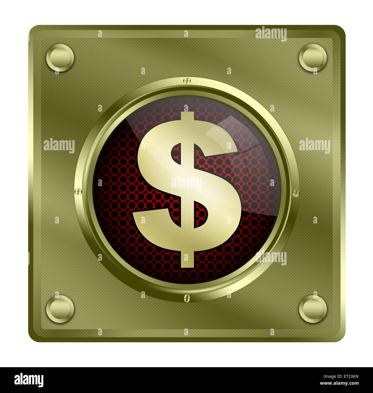 US dollar button Stock Photo - Alamy