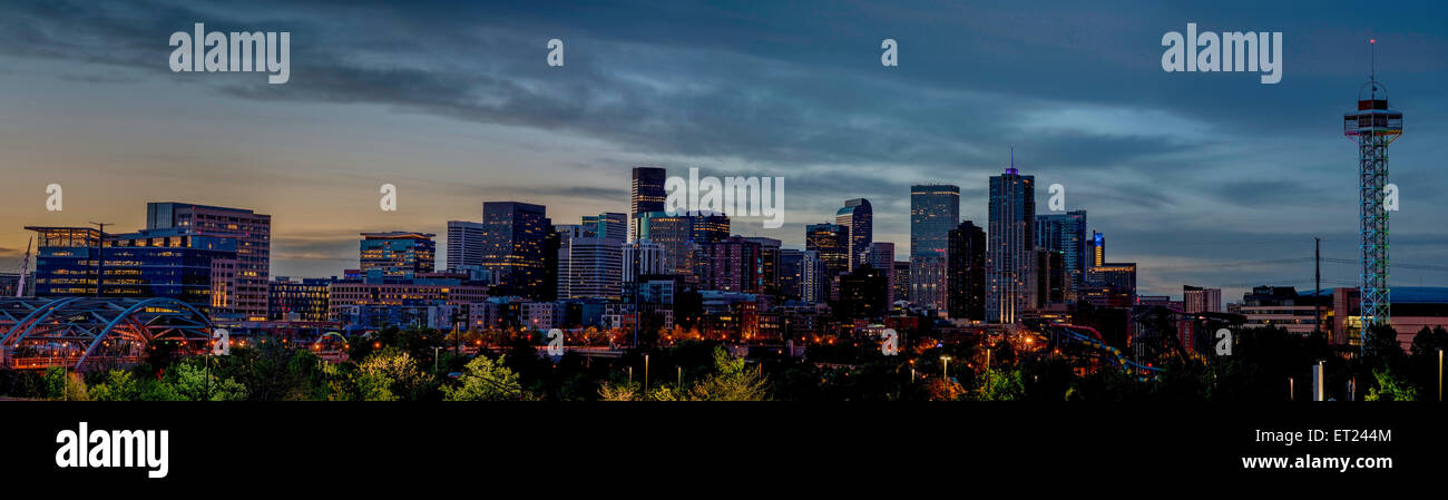 Denver colorado skyline hi-res stock photography and images - Alamy