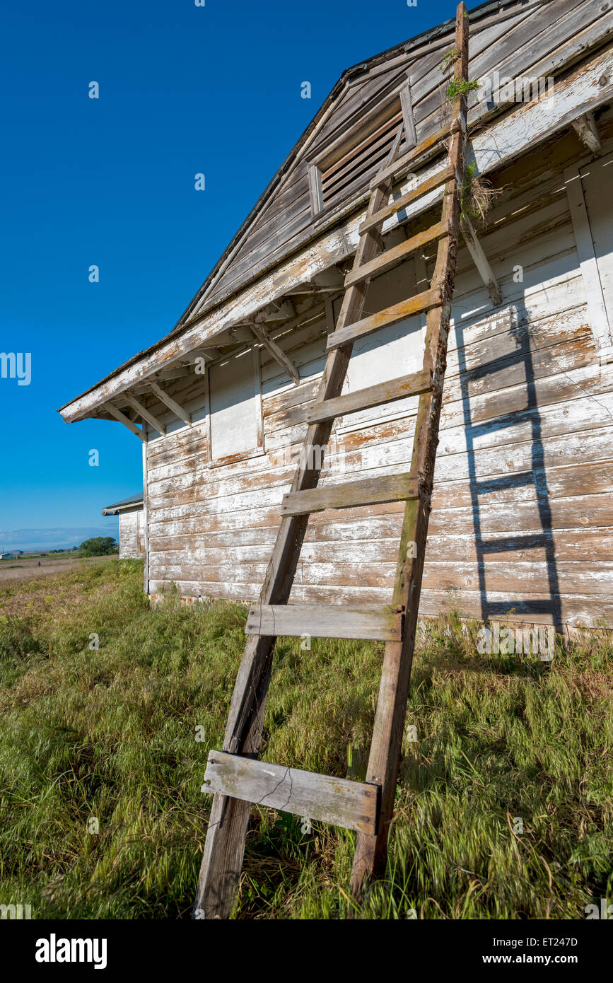 Wood ladder hi-res stock photography and images - Alamy