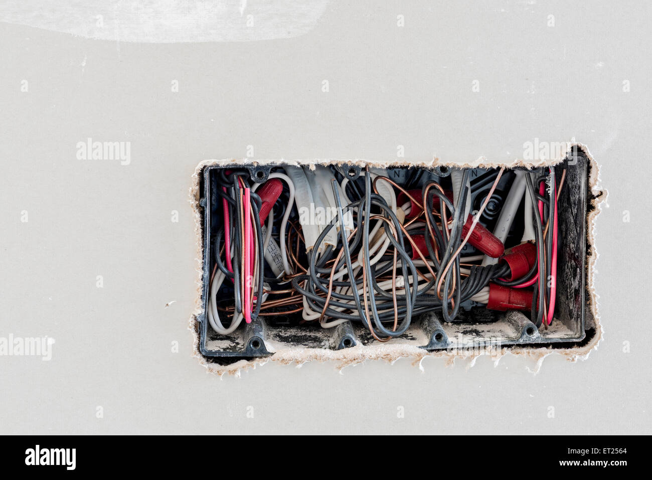 Electrical wiring in new building hi-res stock photography and images ...