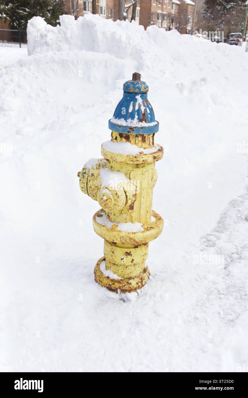 Snow covered fire hydrant hi-res stock photography and images - Alamy