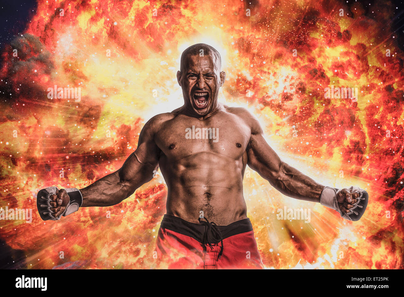 Fighting Pose High Resolution Stock Photography and Images - Alamy