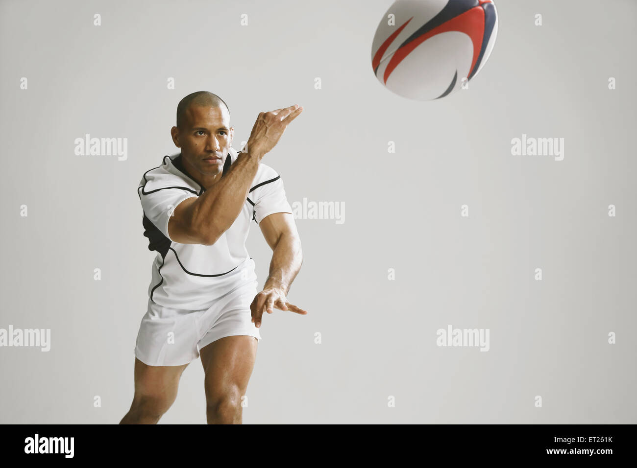 Bald male rugby player hi-res stock photography and images - Alamy