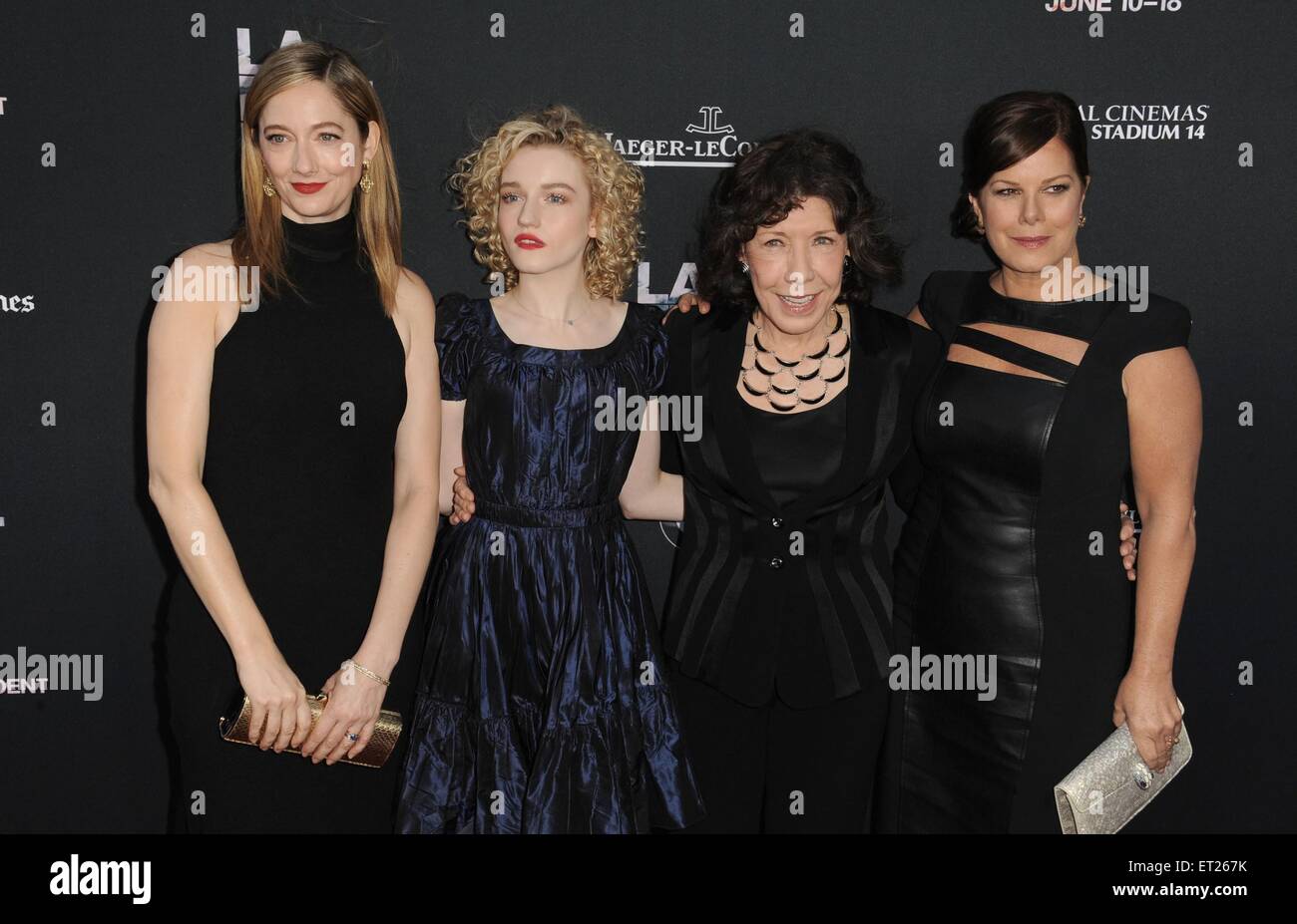 Los Angeles, CA, USA. 10th June, 2015. Judy Greer, Julia Garner, Lily ...