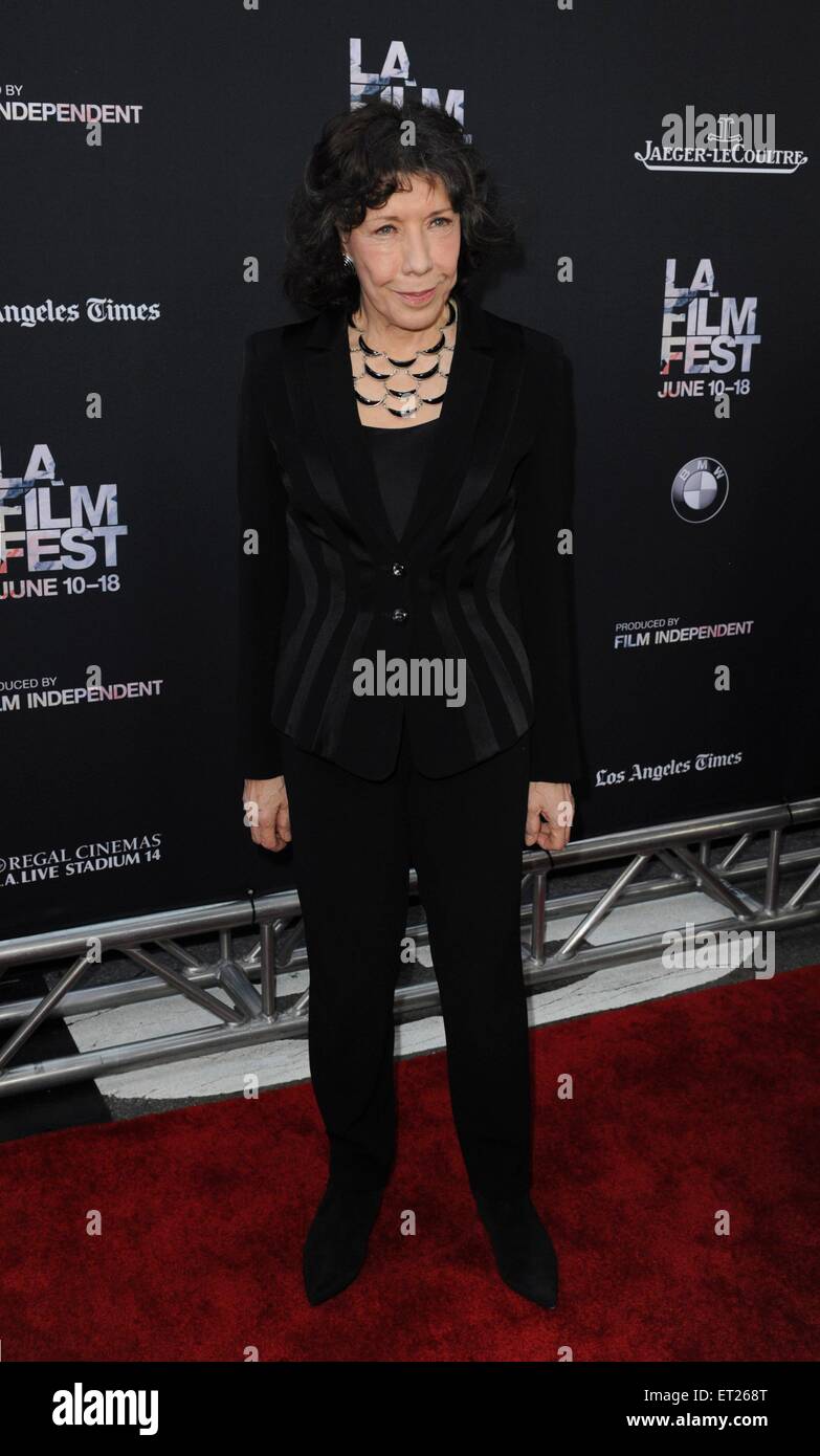 Los Angeles, CA, USA. 10th June, 2015. Lily Tomlin at arrivals for ...