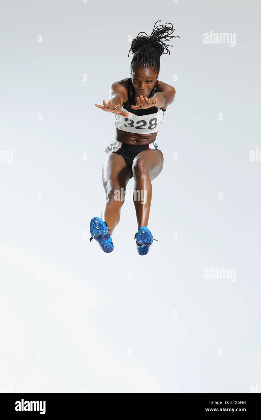Female Athlete, Studio Shot Stock Photo - Alamy