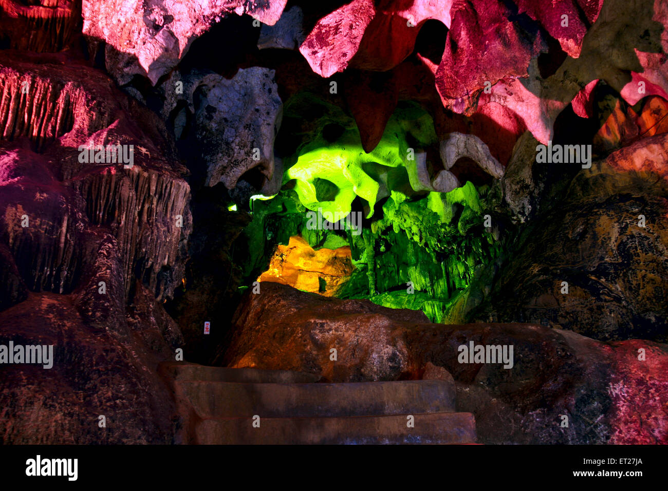 strange shapes in the karst cave Stock Photo - Alamy