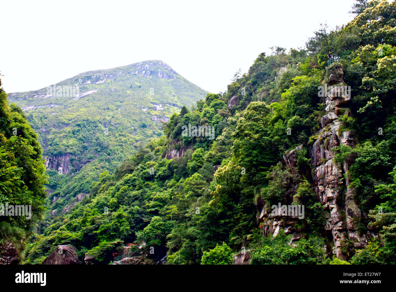unusual Wuyi mountain peaks Stock Photo - Alamy