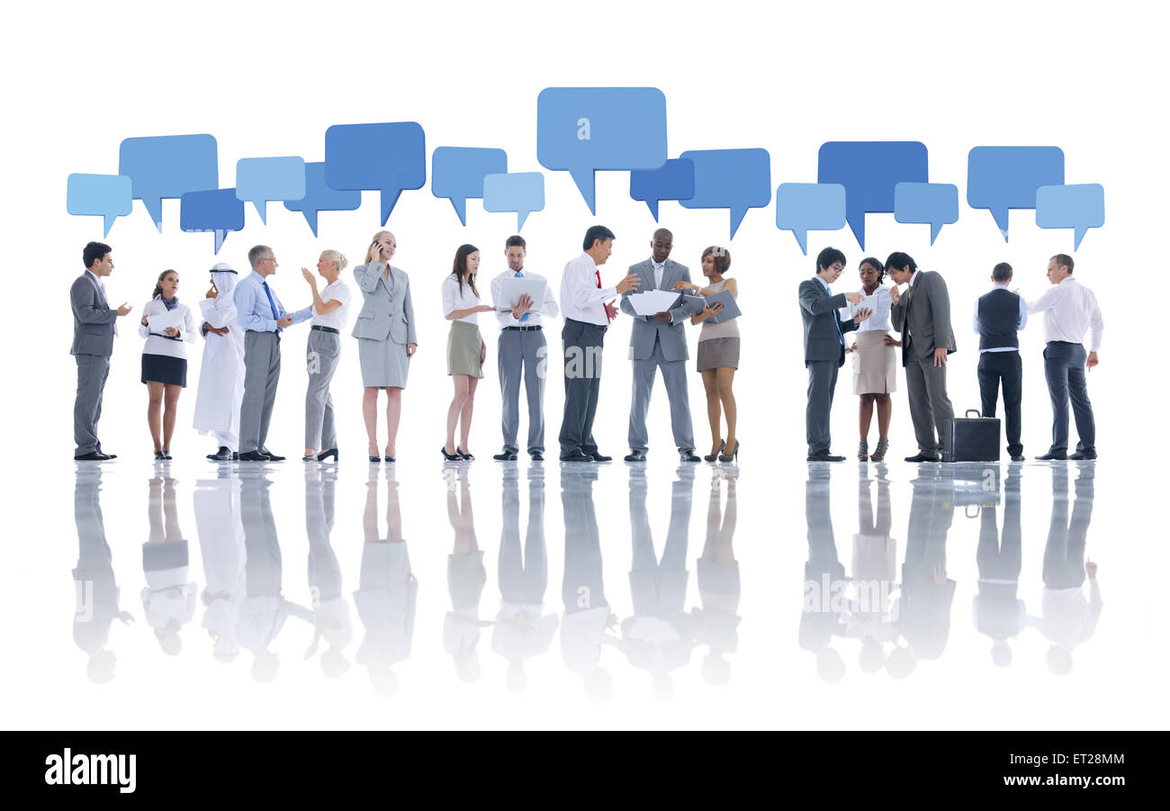 Large Group Of Business People