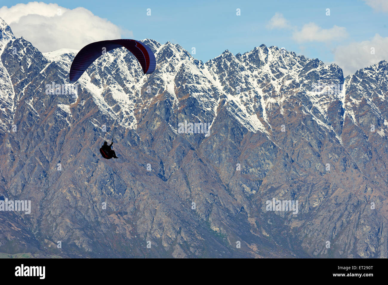 Paragliding, Queenstown, South Island, New Zealand Stock Photo - Alamy