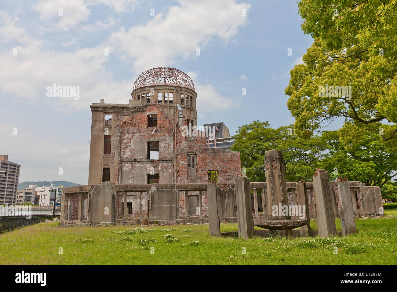 Hiroshima Peace Memorial (Atomic Bomb Dome or Genbaku Domu) in Hiroshima, Japan. UNESCO World ...