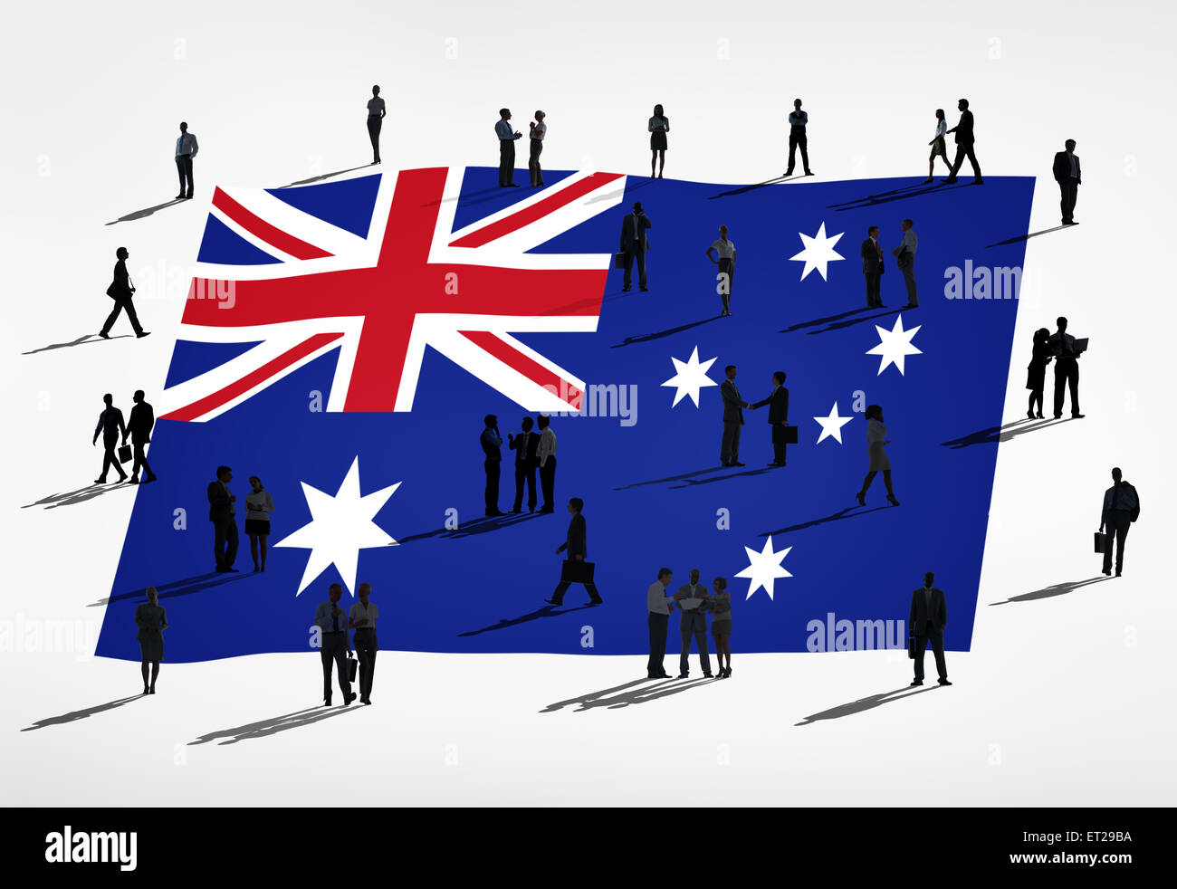 Australian flag globe map background hi-res stock photography and ...