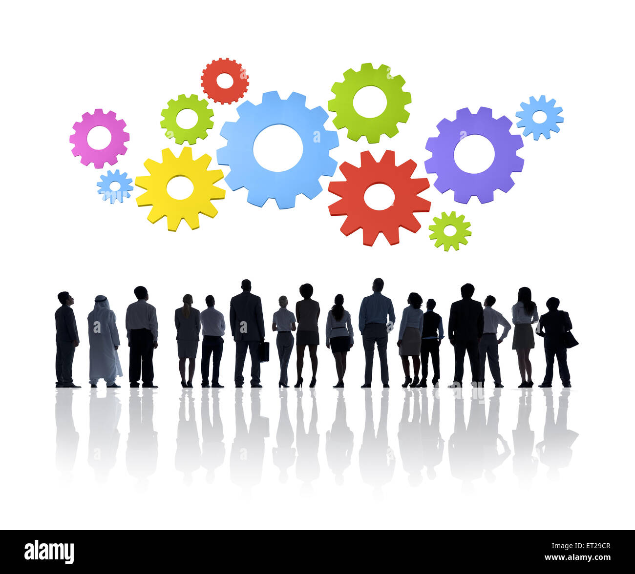 Cogs Coloured High Resolution Stock Photography and Images - Alamy