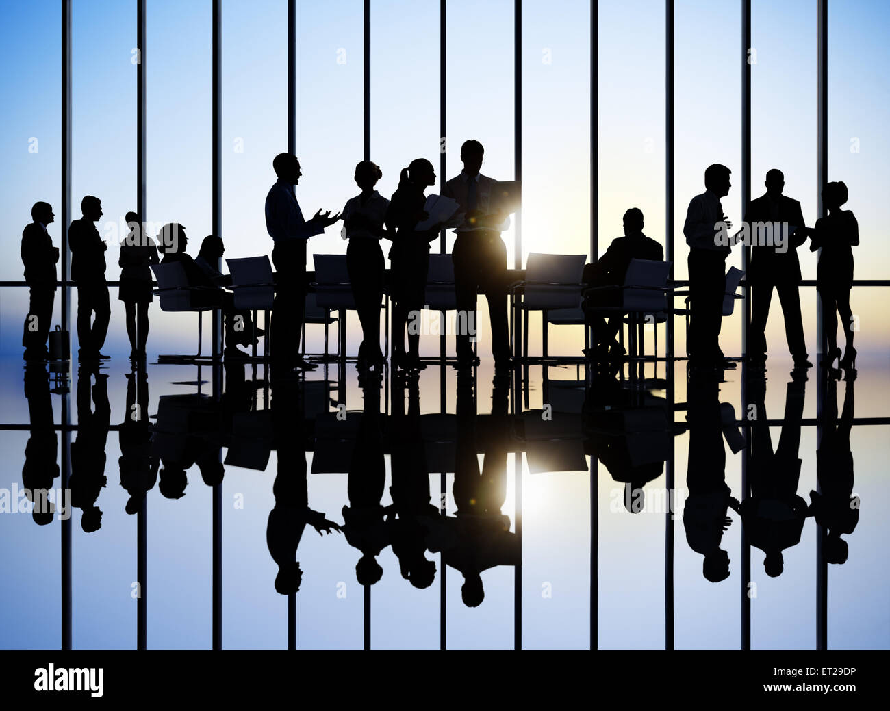 Group of Business People Meeting Stock Photo - Alamy