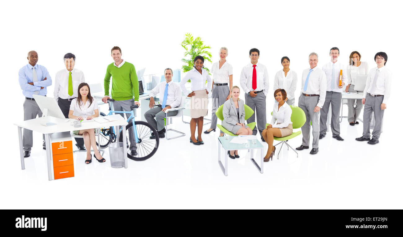 Team building office Cut Out Stock Images & Pictures - Alamy