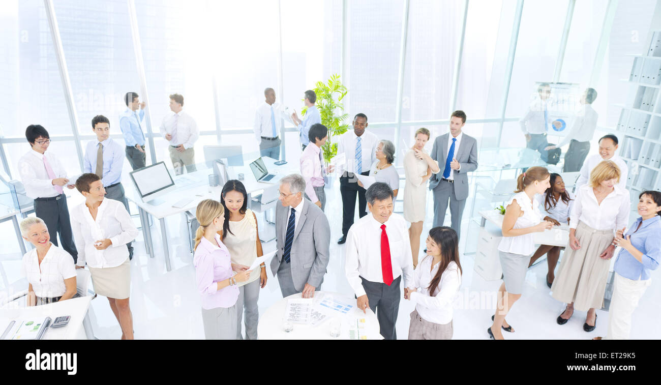 Group of Business People Meeting in the Office Stock Photo - Alamy