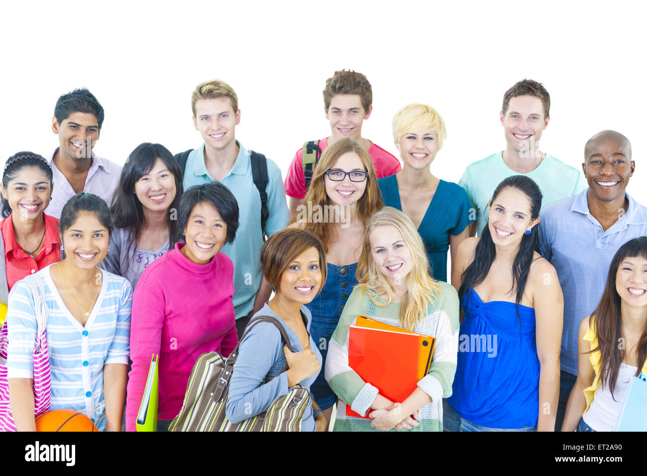 Group of College Student Knowledge Learning Stock Photo - Alamy