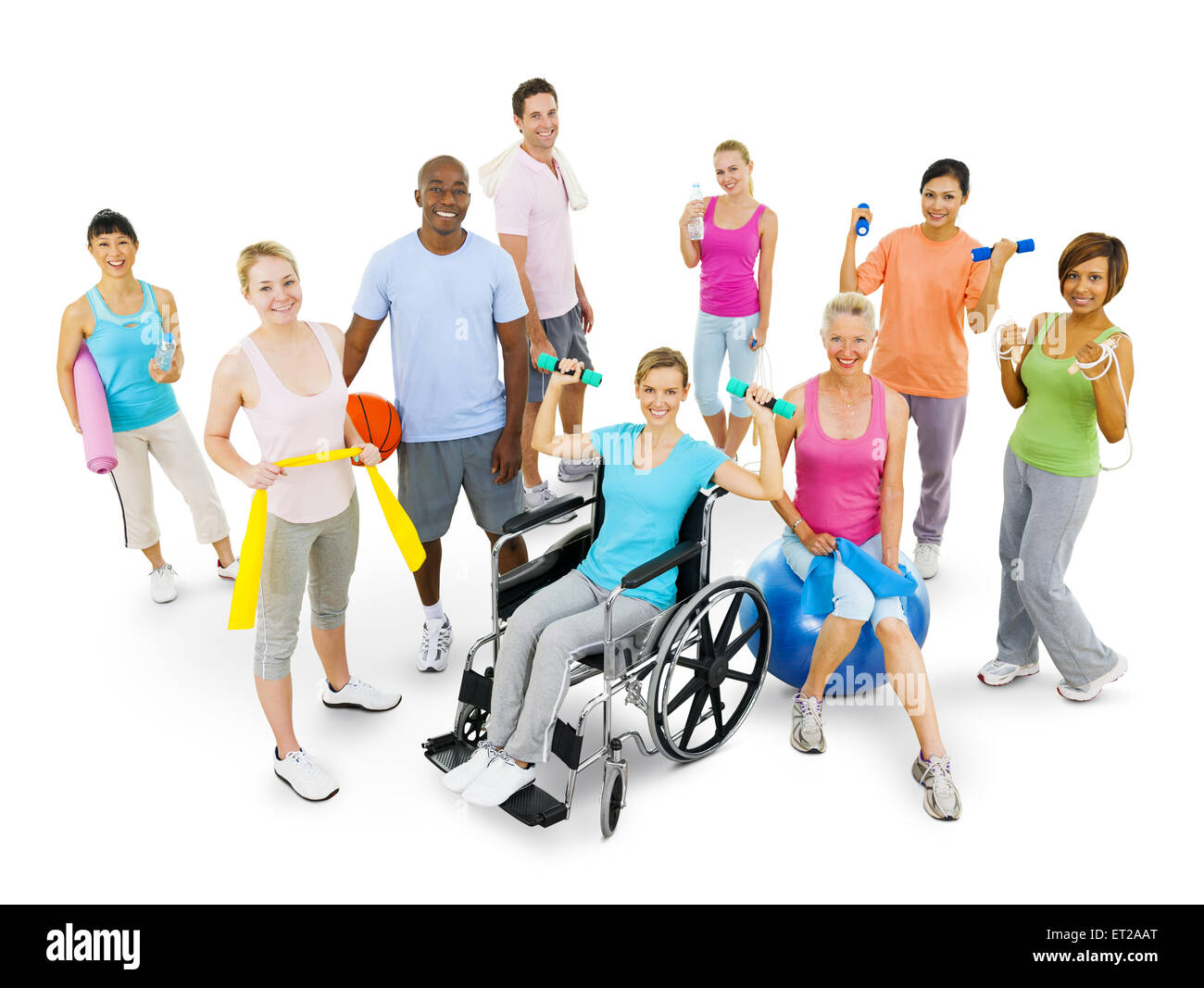Active lifestyle wellbeing health Cut Out Stock Images & Pictures - Alamy