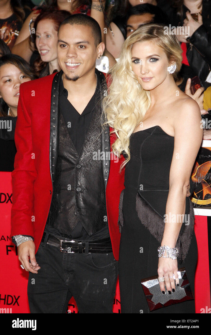 Evan Ross and Ashlee Simpson Stock Photo - Alamy