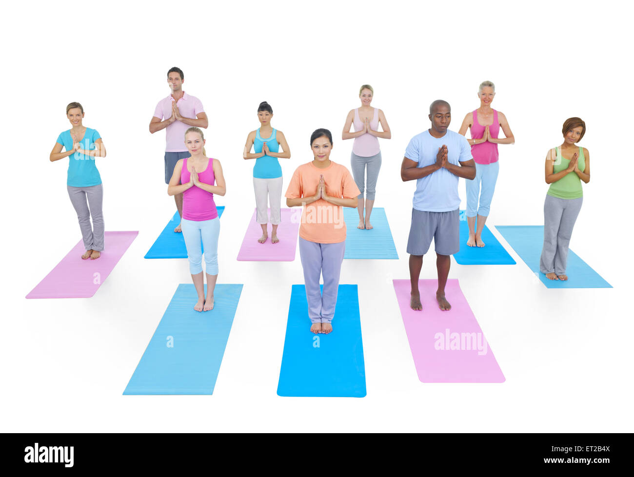 Group of Healthy People in the Fitness Stock Photo - Alamy