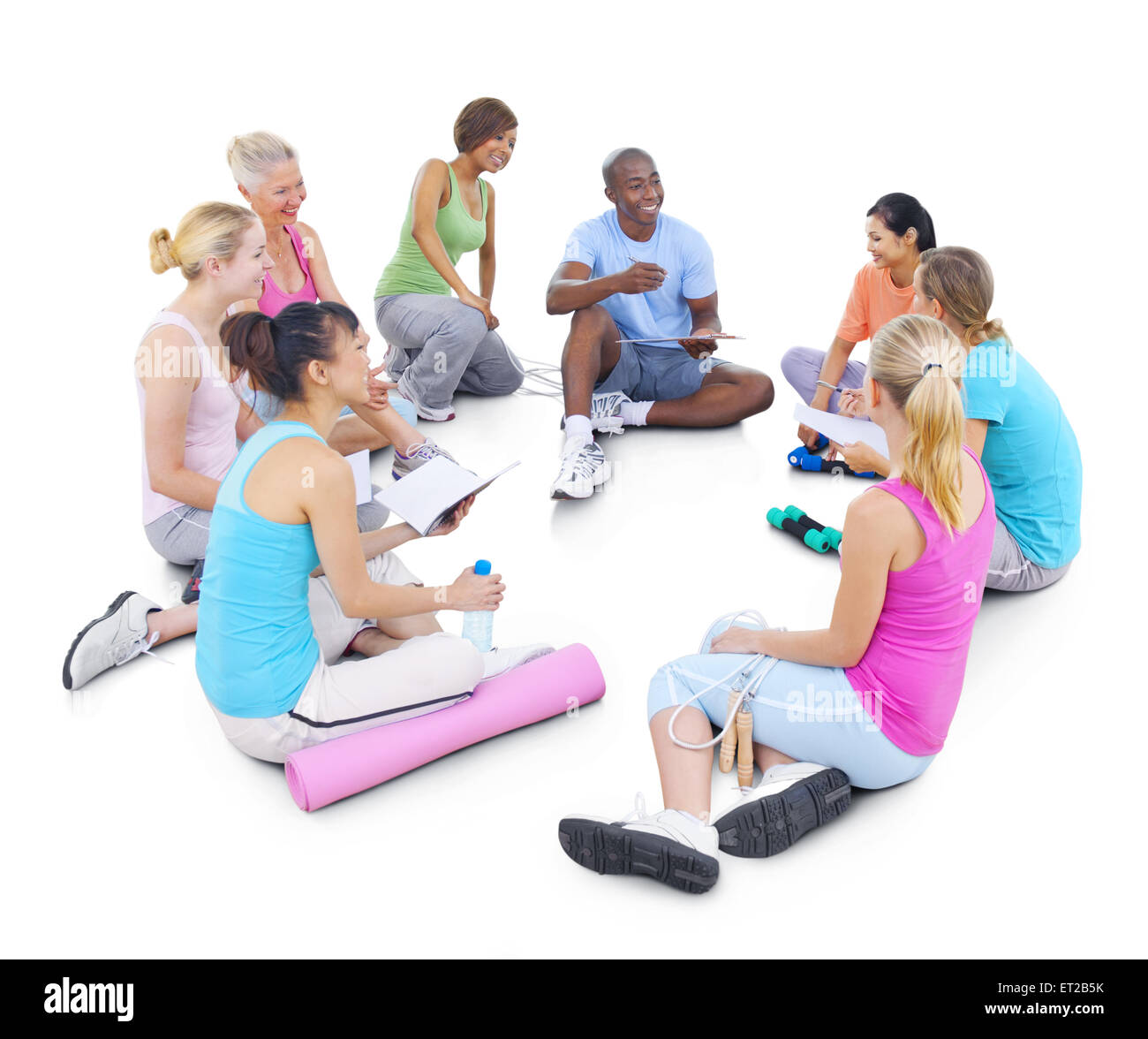 Group people training in Cut Out Stock Images & Pictures - Alamy