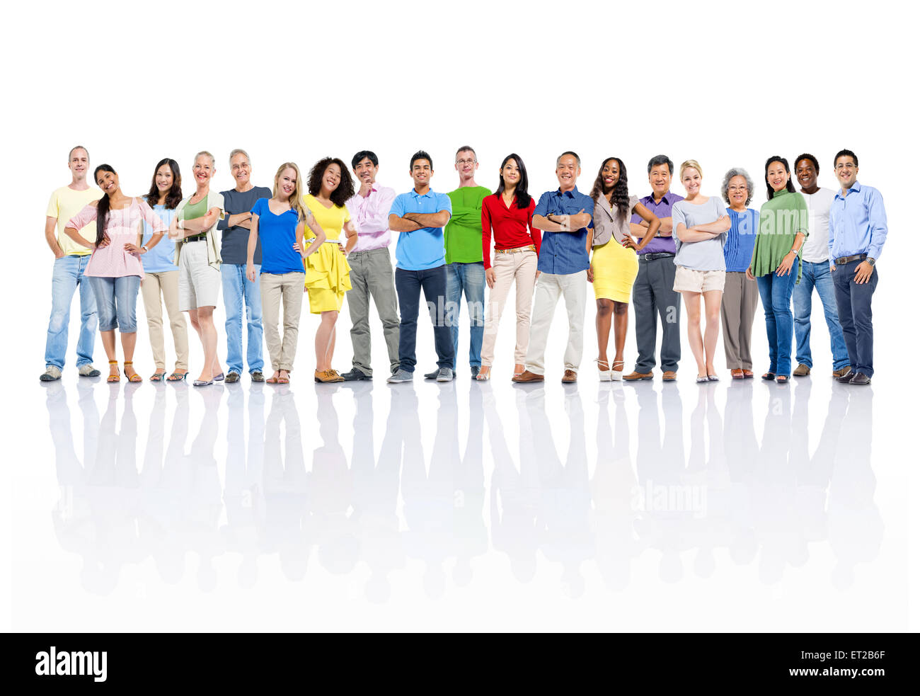 Large Group of People Stock Photo - Alamy