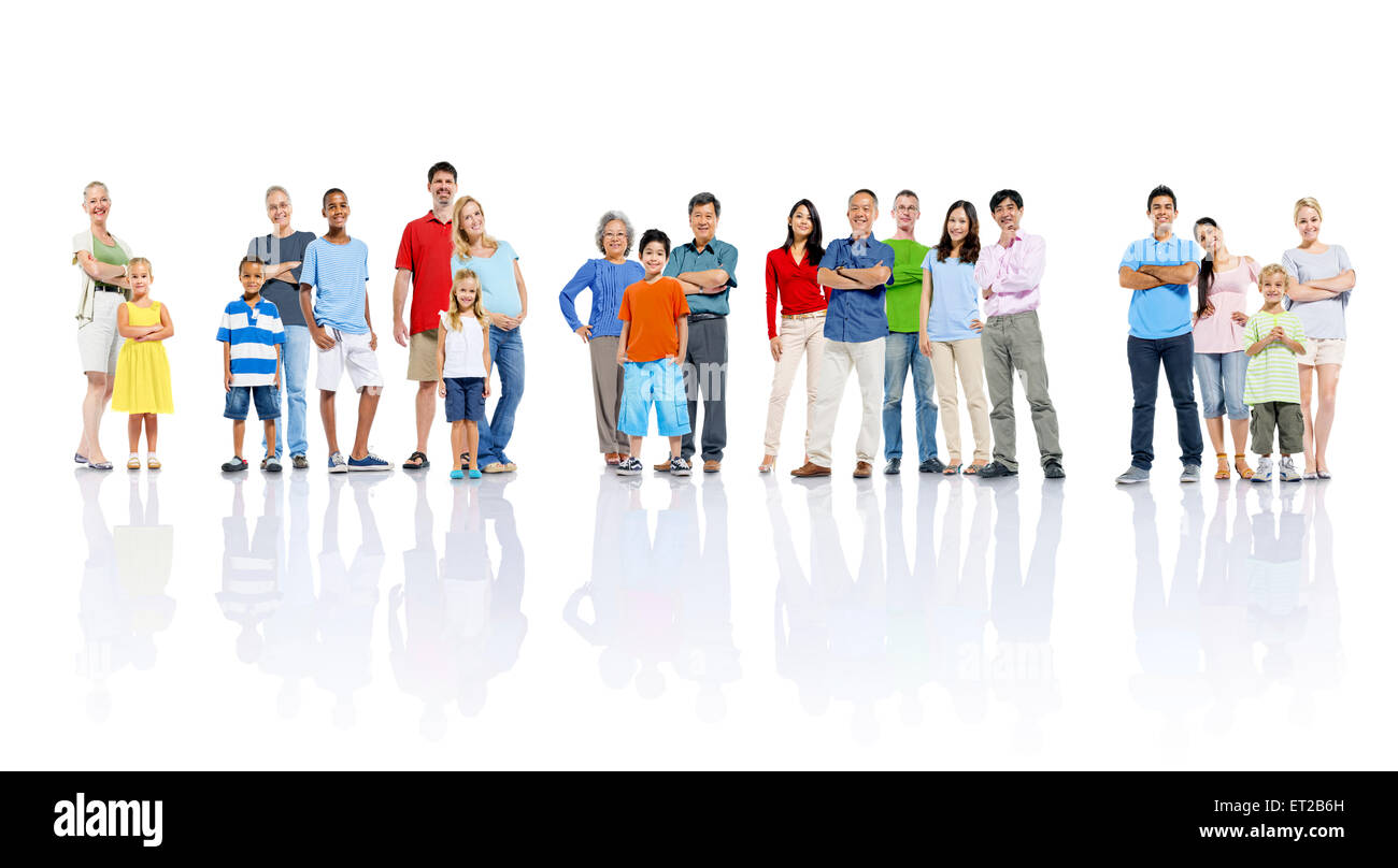 Large Group of People Stock Photo - Alamy