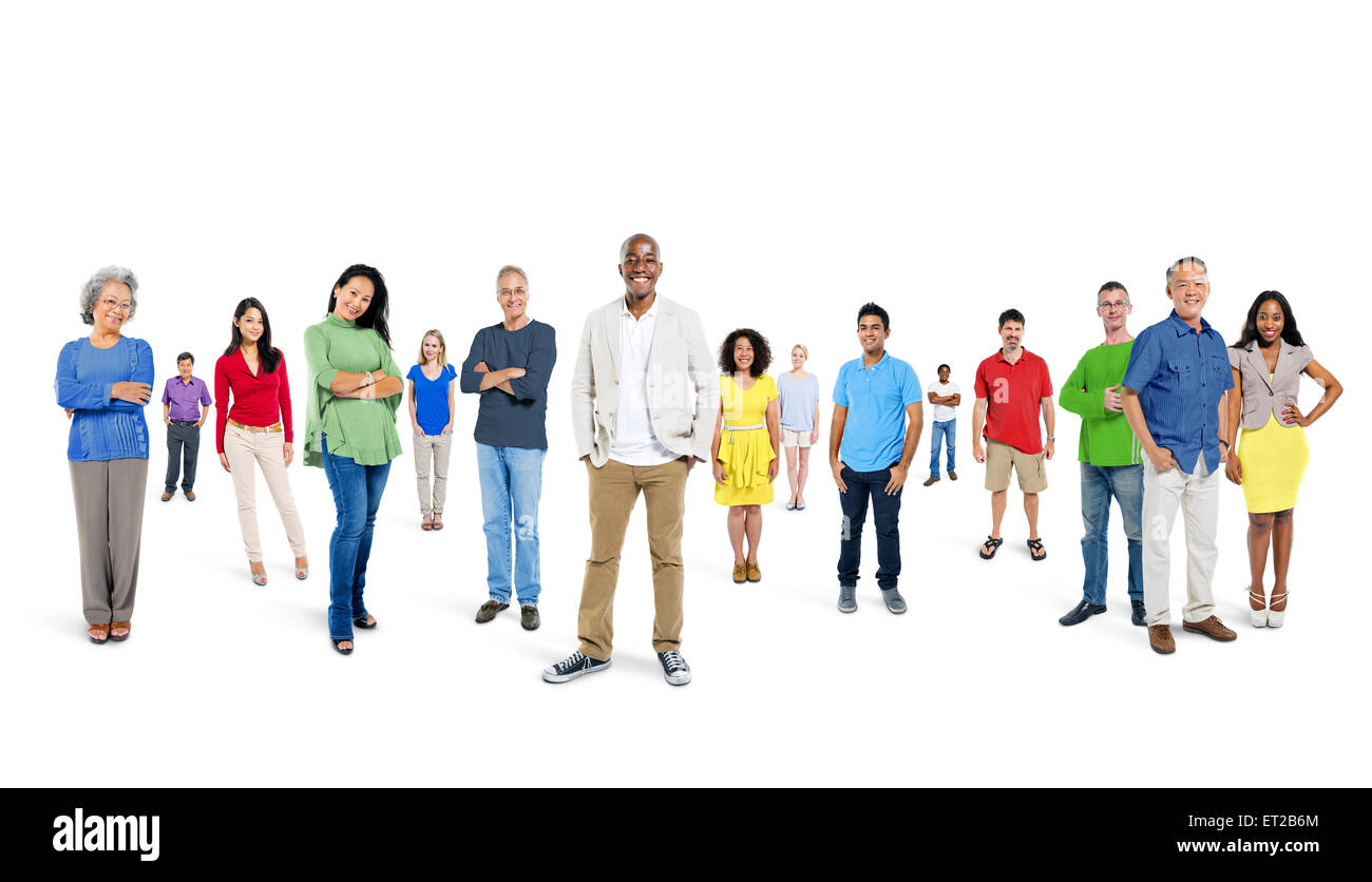 Large Group of People Stock Photo - Alamy