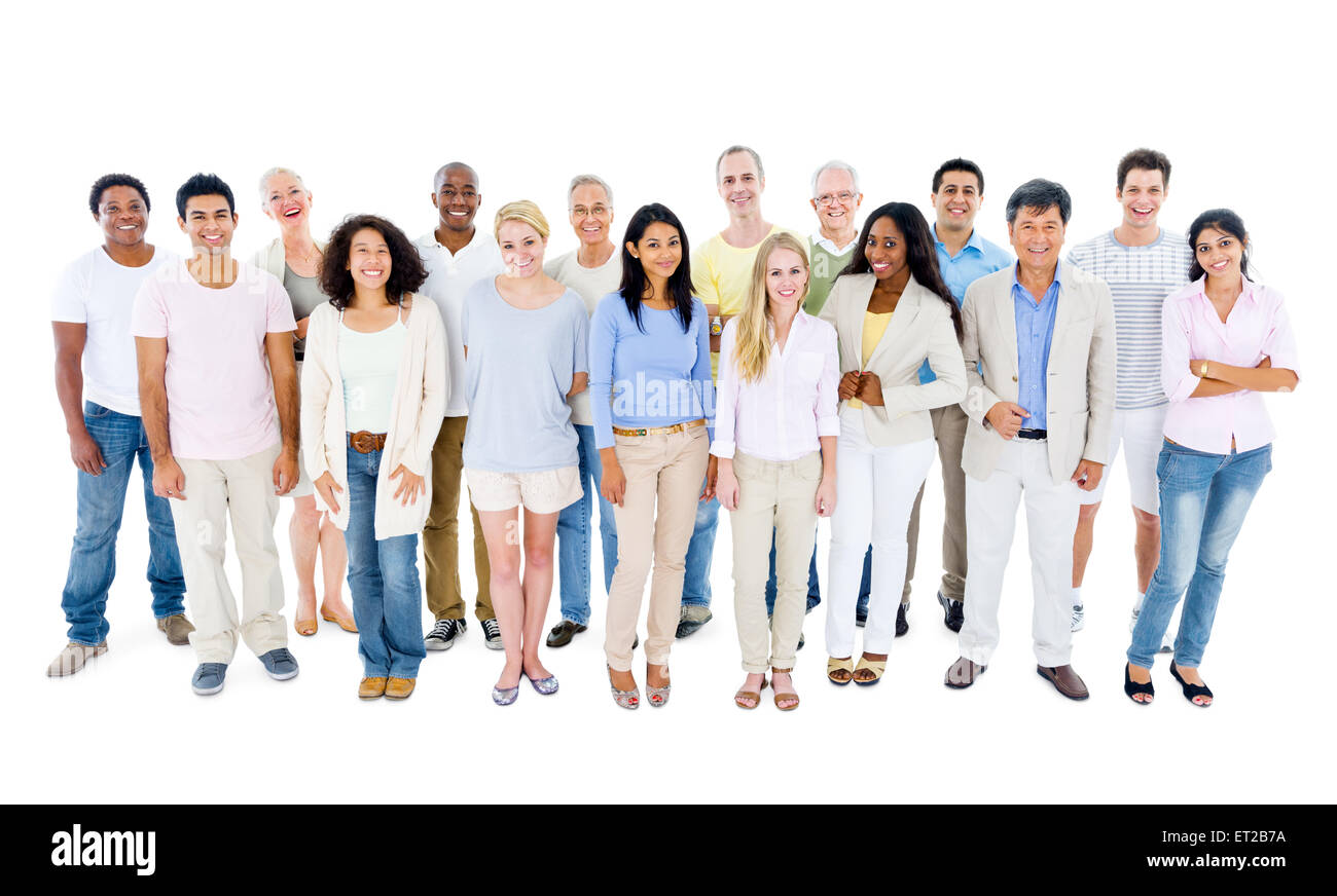 Large Group of People Stock Photo - Alamy