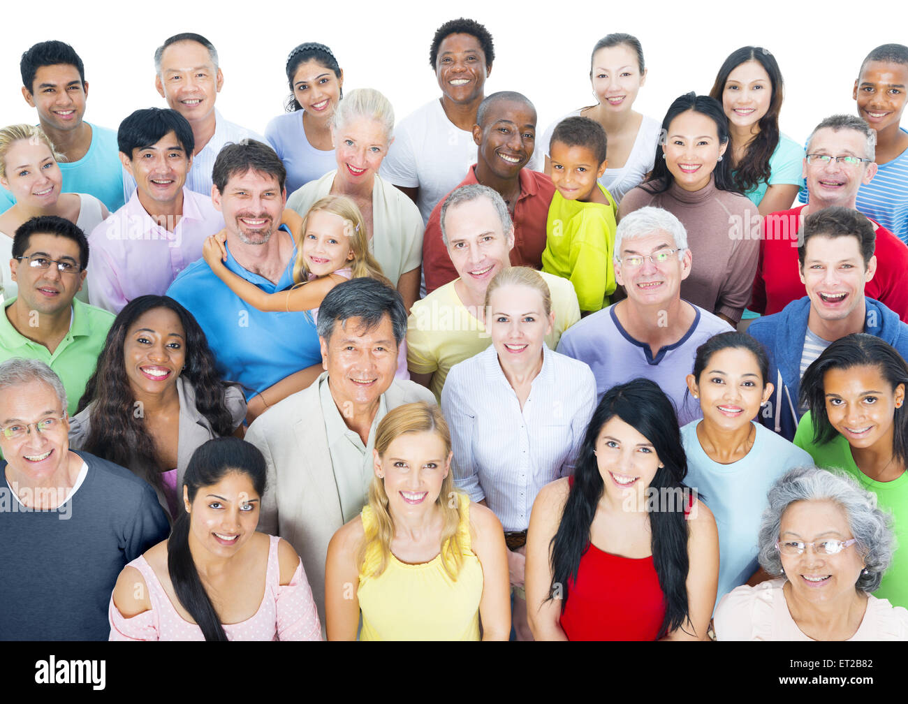 Large Group of People Stock Photo - Alamy