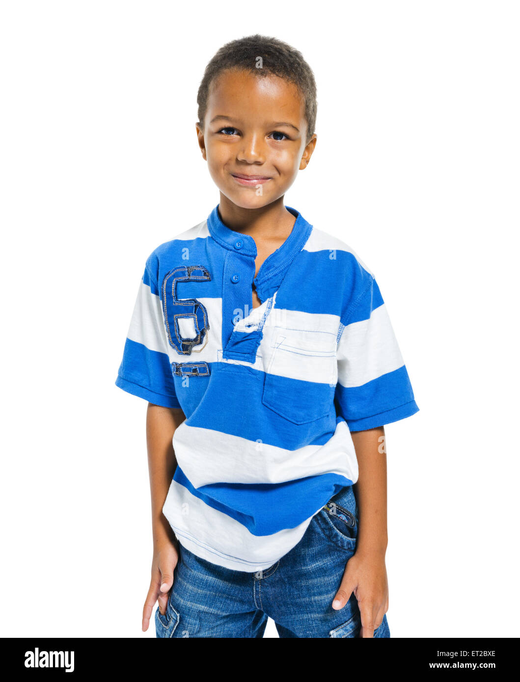 One Little Boy Stock Photo - Alamy