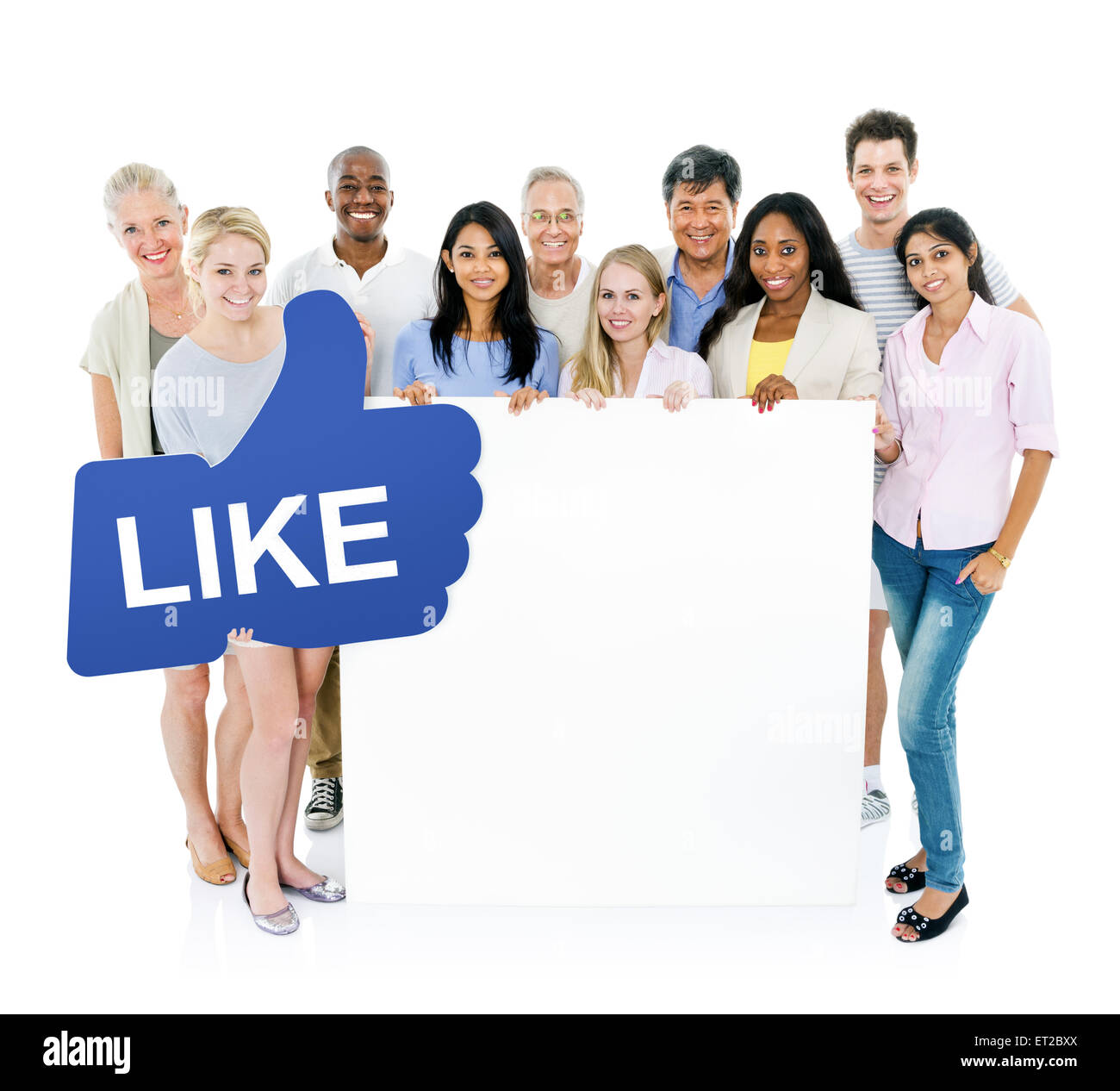 Group of Social Networking People Stock Photo - Alamy